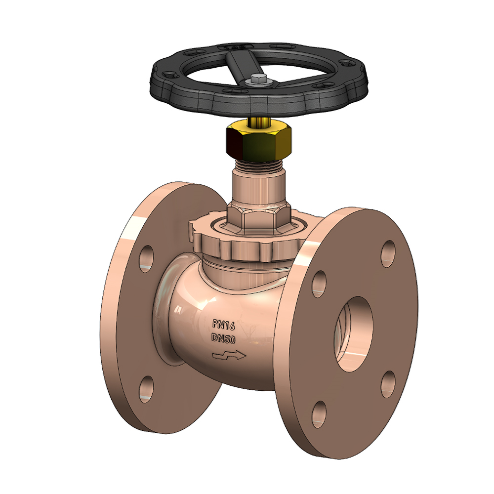 Secured Bonnet Short Type Straight Globe Valve | Vis Vana
